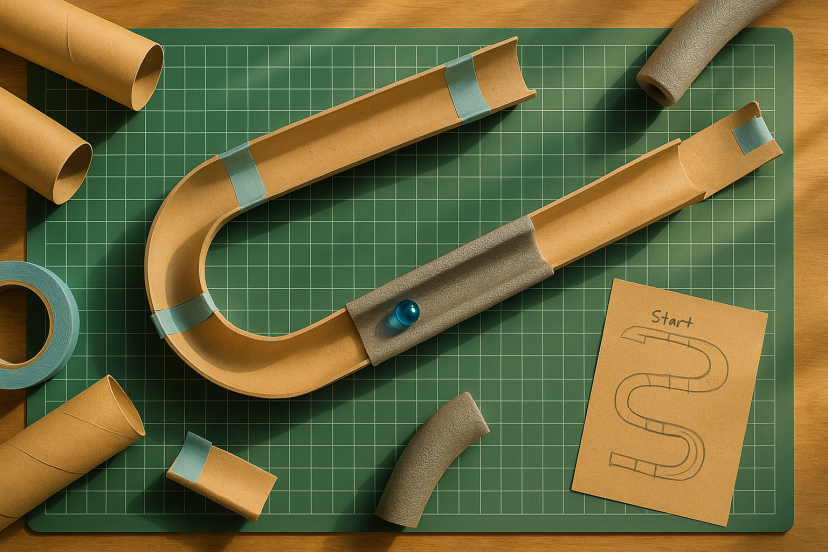 How to Build a Marble Run: Engineering Lessons in Motion & Gravity ...