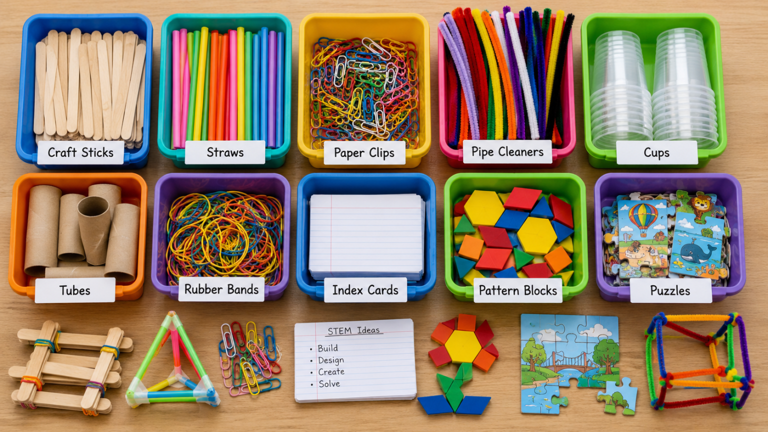 Top STEM Bin Ideas On A Budget - Stemsparklab